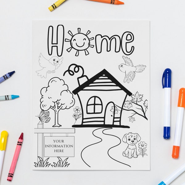 Open House Coloring Book - Etsy