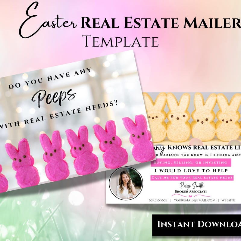 Easter Postcard - Etsy