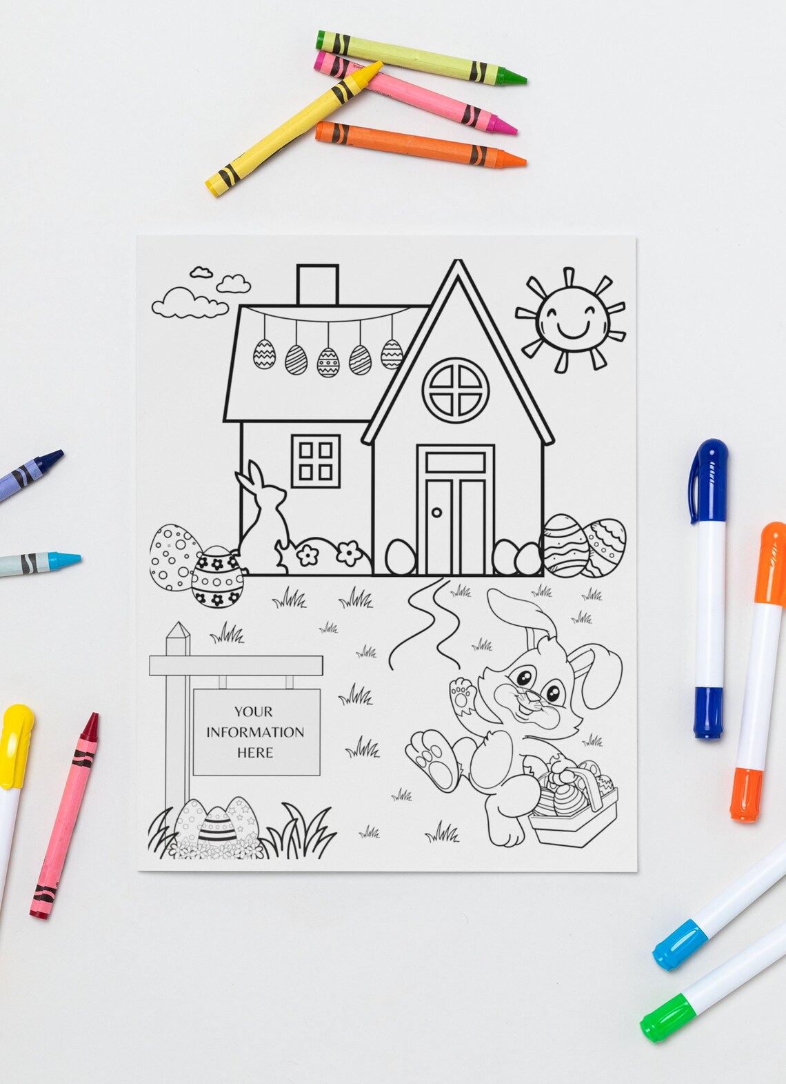 Easter, Open House Kids Activity Coloring Book Additional Pages, Real ...