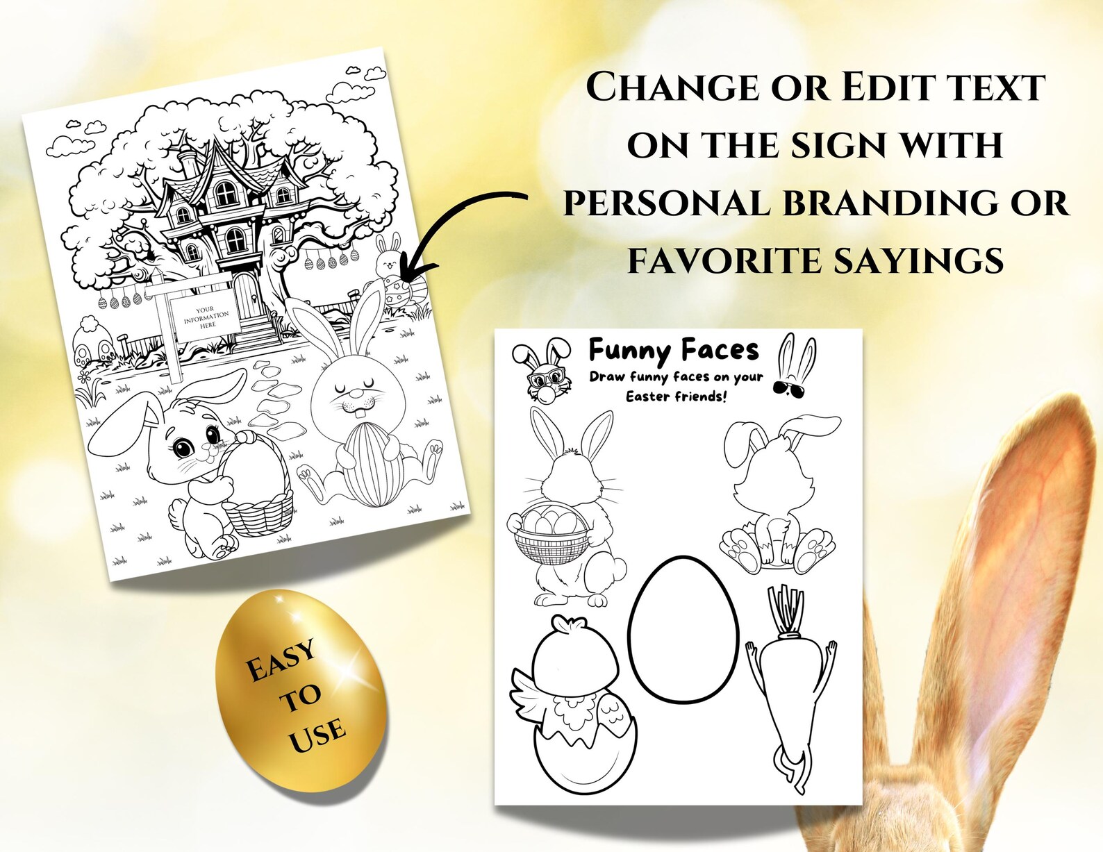 Easter Open House Kids Activity Book - Realtor Marketing Tool, Spring ...