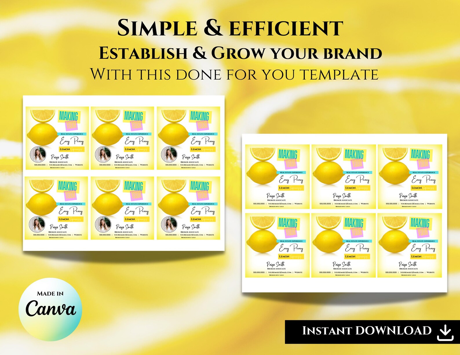 Real Estate Spring Gift Tag - Realtor Pop by Marketing Tool - Modern ...