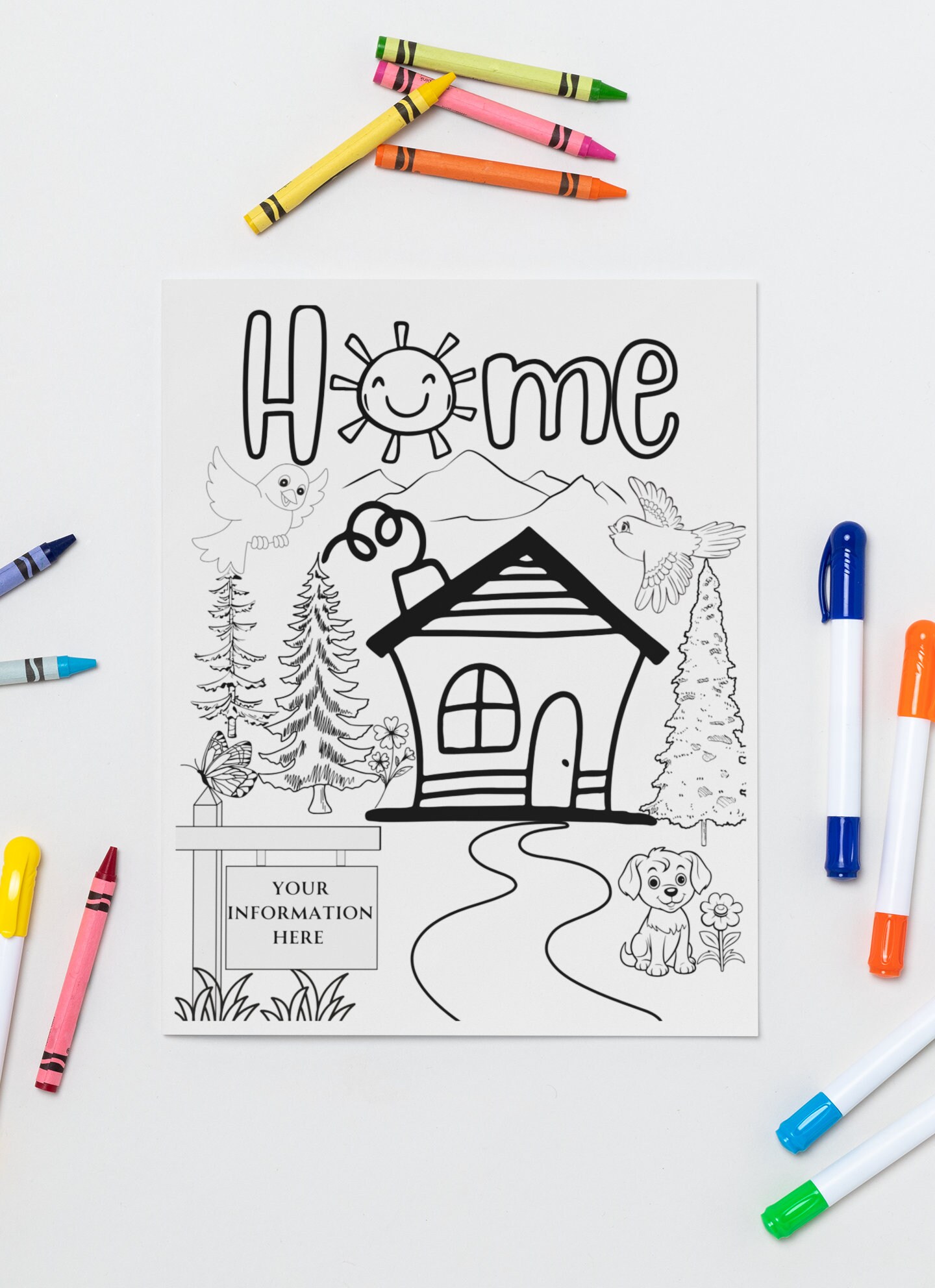 North Carolina, Open House Kids Activity Coloring Book, Real Estate Marketing, Open House ...