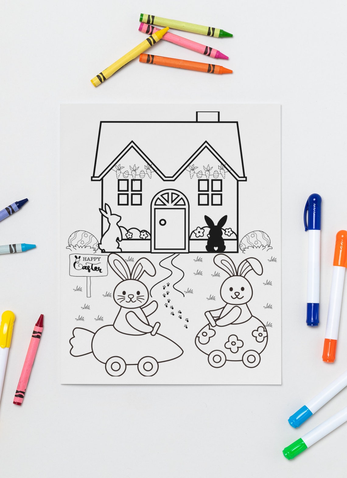 Easter, Open House Kids Activity Coloring Book Additional Pages, Real ...