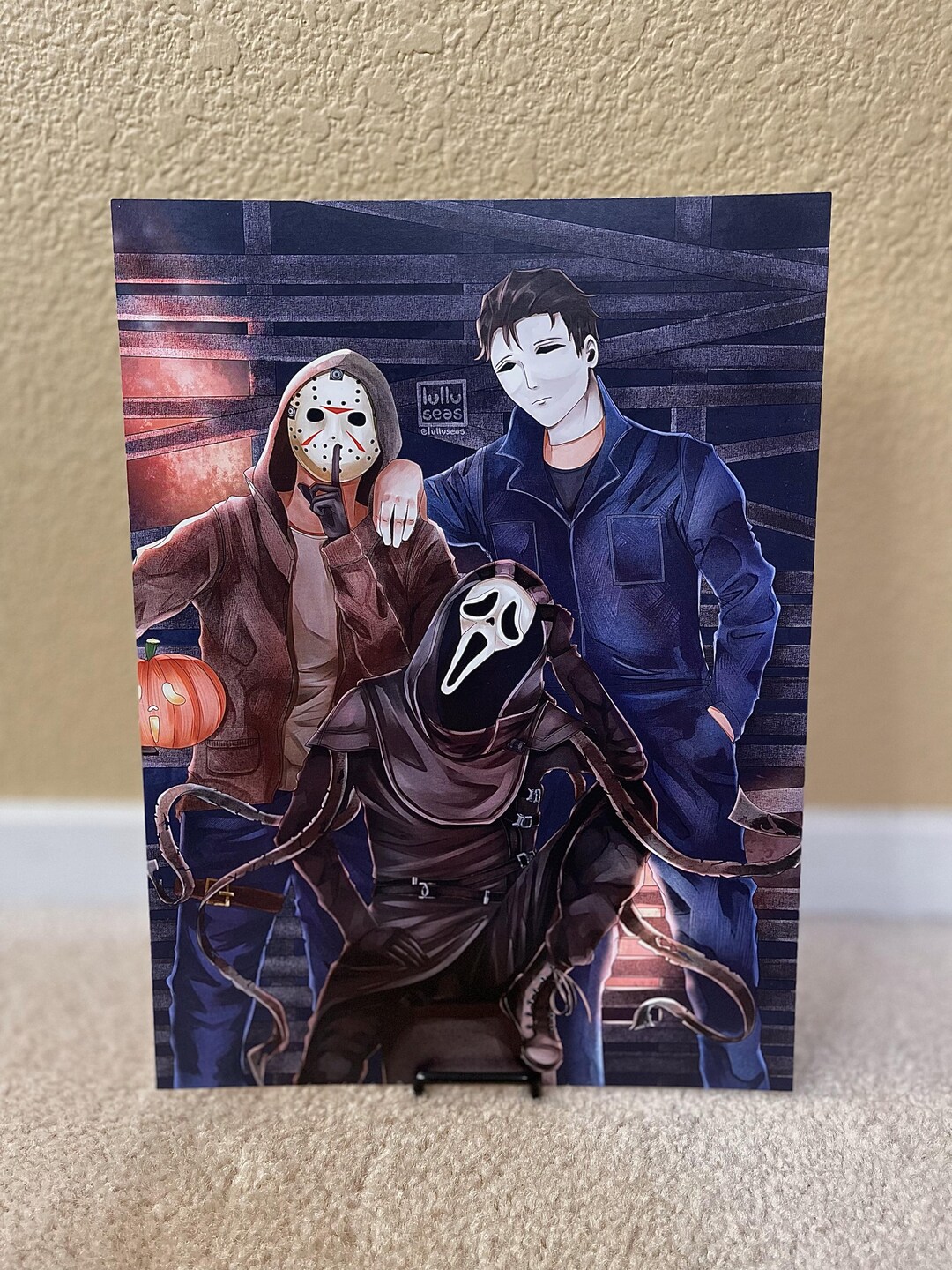 Ghostface, Myers, & Jason 9"x12" Print | Dead by Daylight - Etsy
