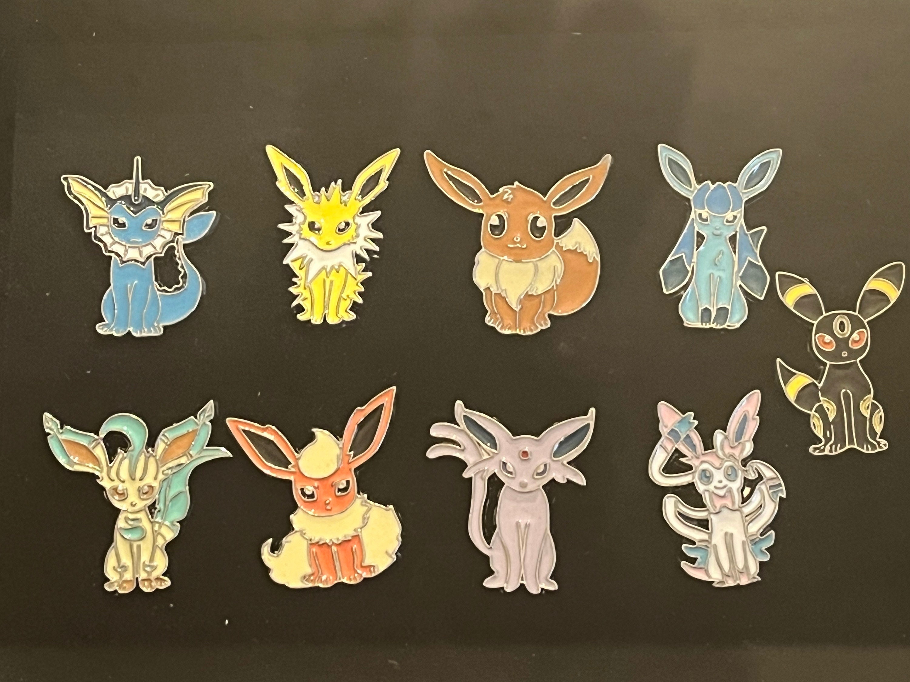 All 9 Eeveelutions (espeon, Glaceon, Flareon, Sylveon, Leafeon, Umbreon ...