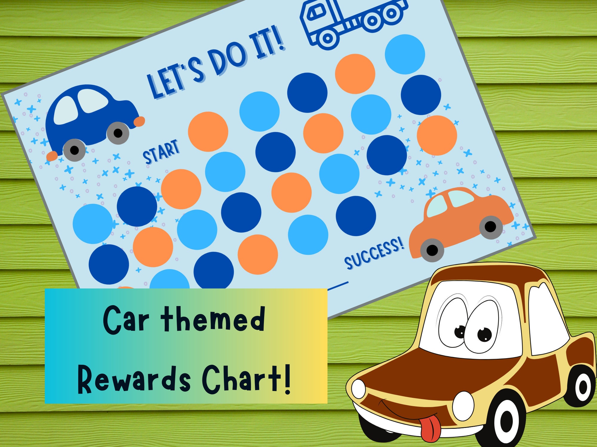 BUNDLE Cars and Unicorn Potty Training Chart for Boys and Girls and ...