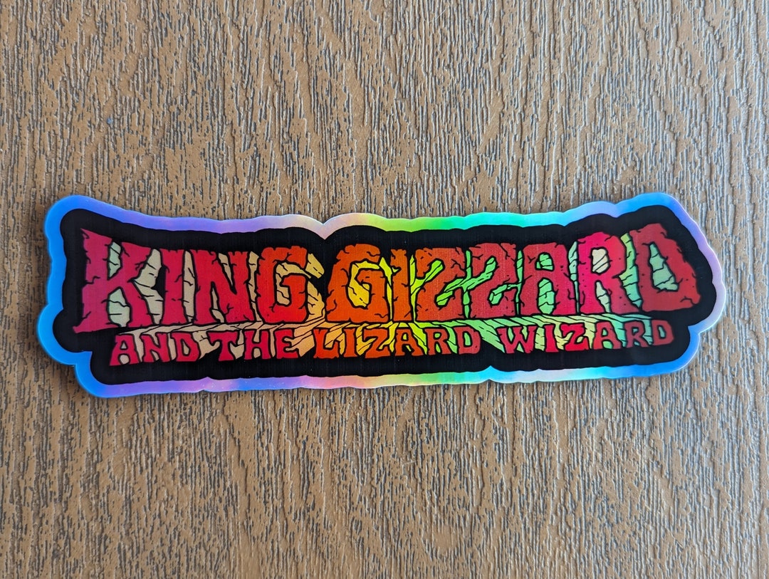 King Gizzard and the Lizard Wizard Holographic Sticker - Etsy