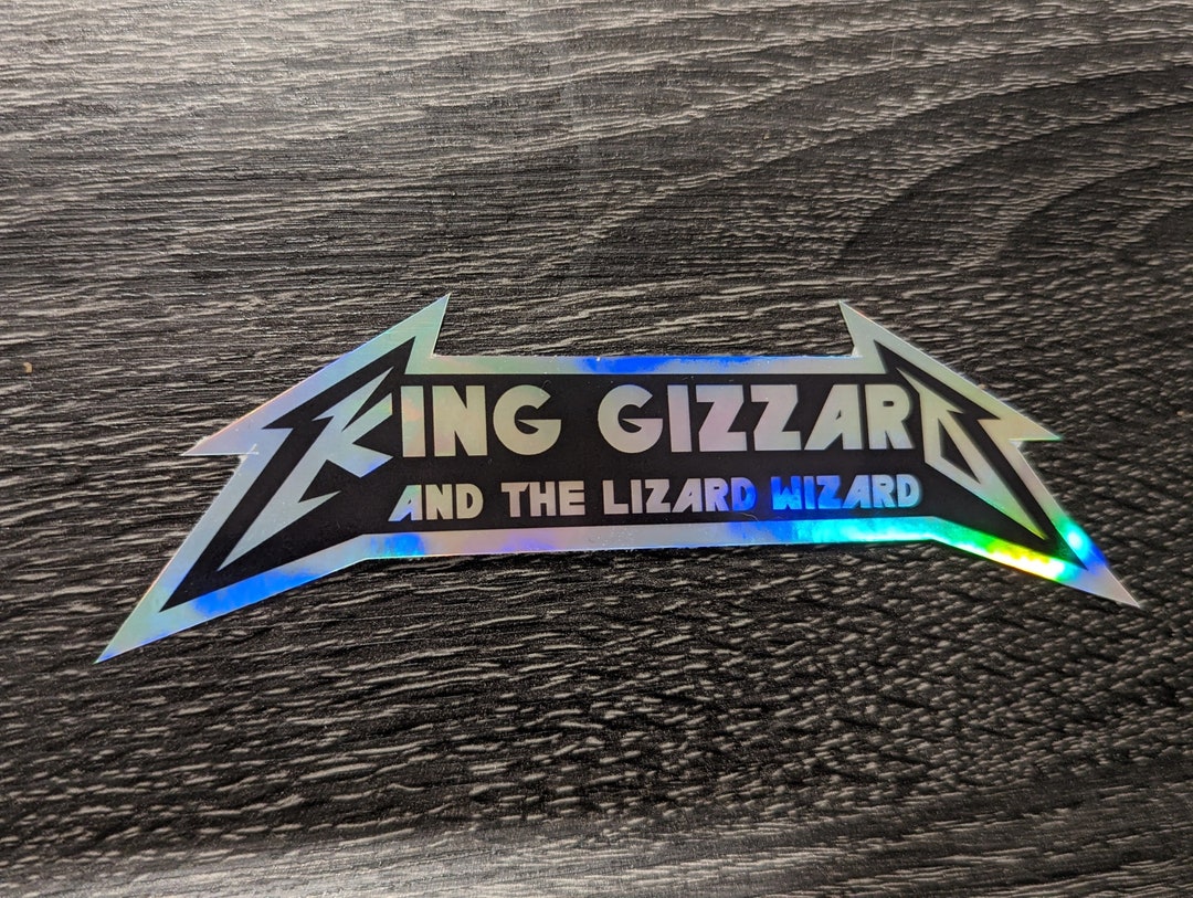 King Gizzard and the Lizard Wizard Metal Holographic Sticker - Etsy