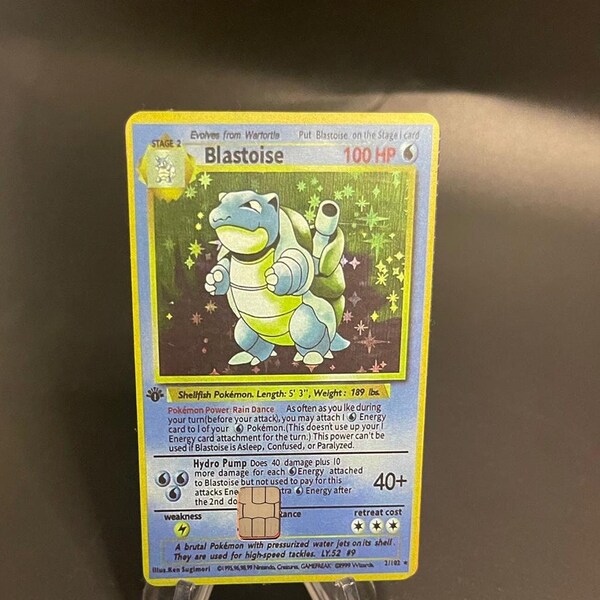 Blastoise 1st Edition - Etsy