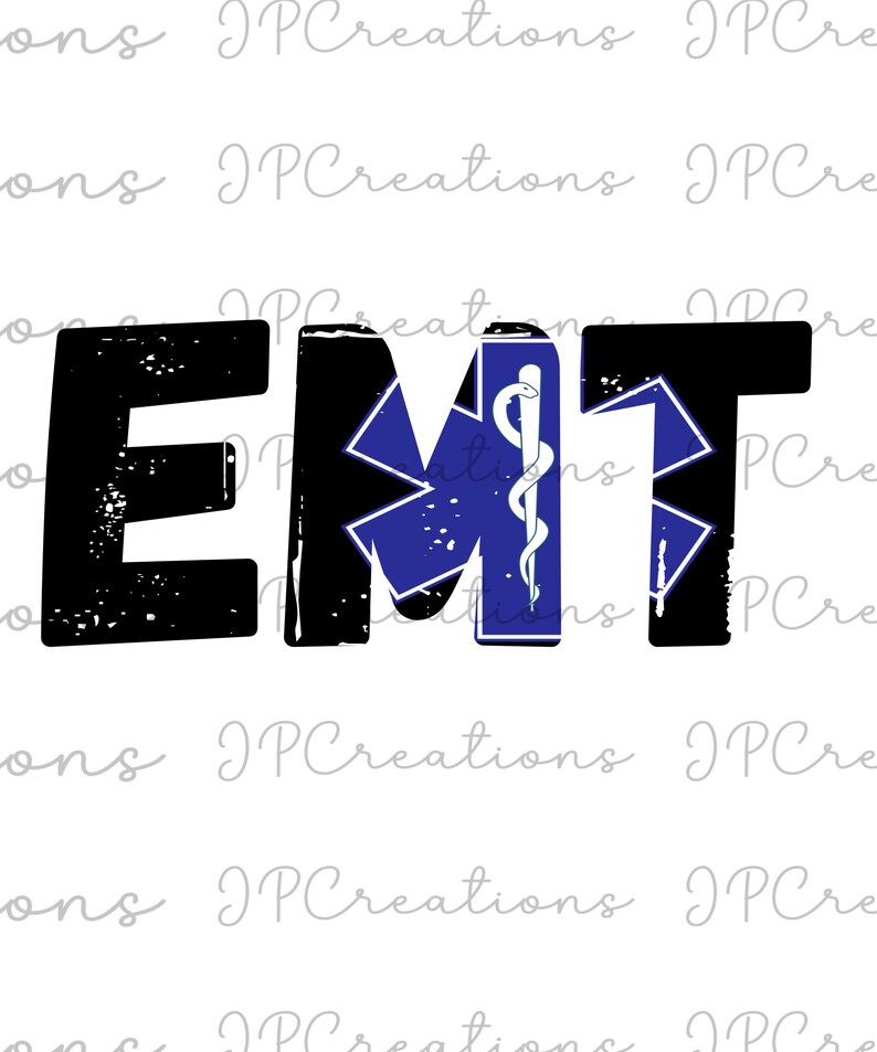 Bold EMT PNG Design: Sublimation & DTF (digital Download) - Etsy