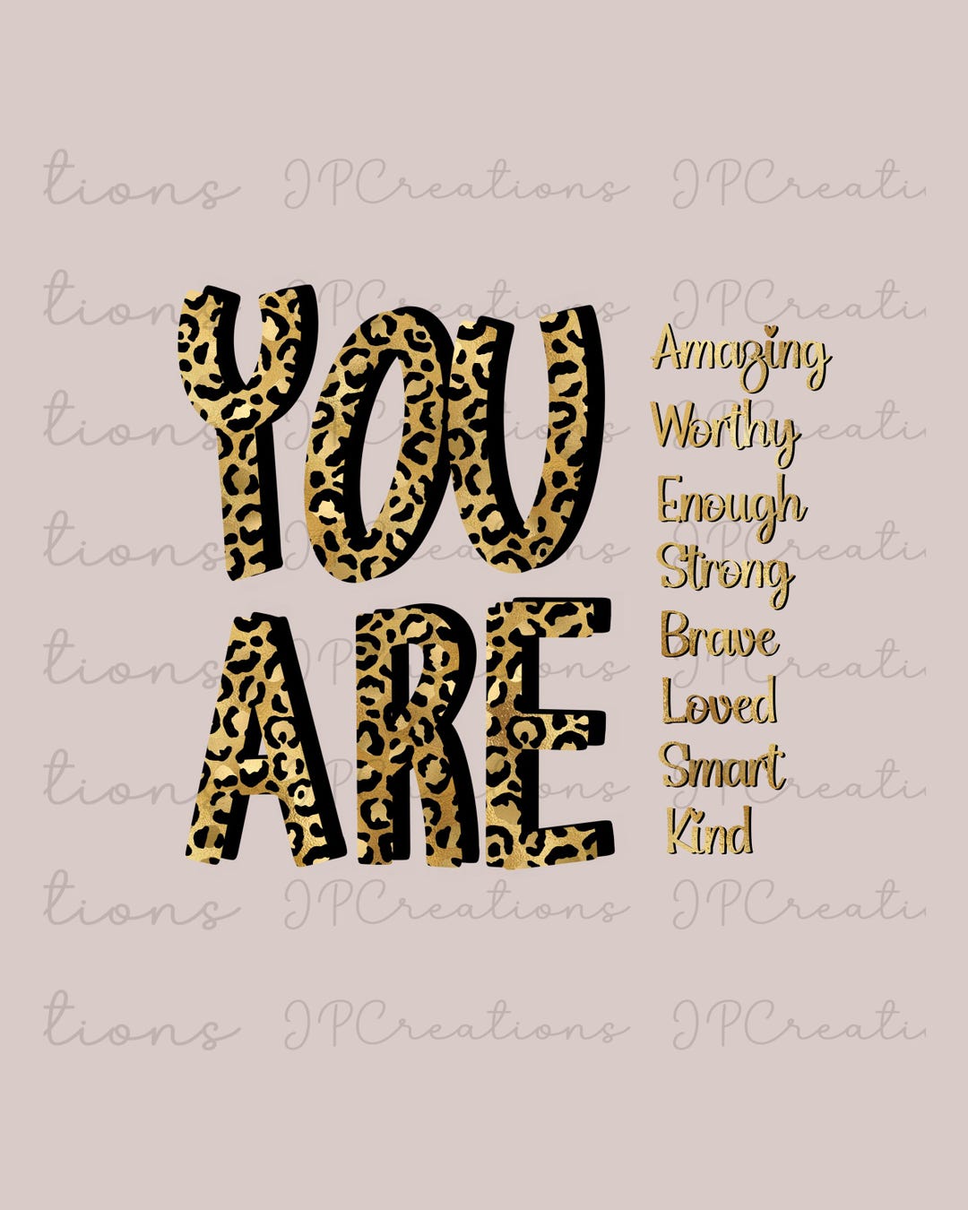 Eres png, eres digno png, positividad png - Etsy México