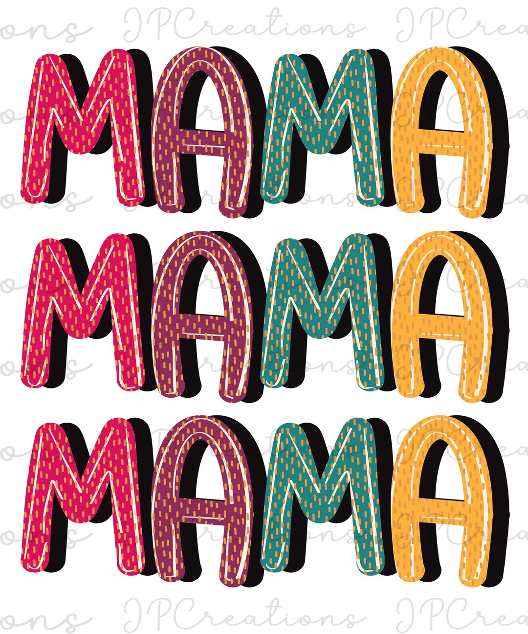 Mama Png Digital Png File , Polka Dot With Png , Mama Png,instant ...
