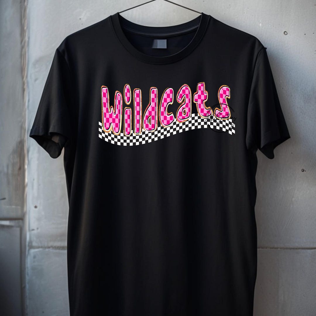 Wildcats Png ,sports Png, Preppy Checkers Png ,sublimation,dtf - Etsy