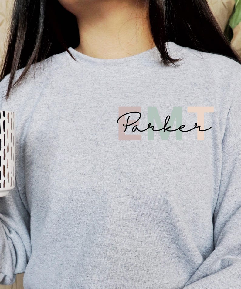 Custom Personalized EMT Name , EMT PNG , Emergency Medical Technician ...