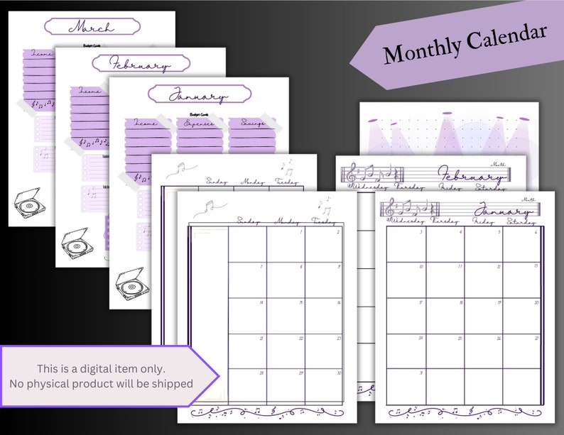 Taylor Swift UPDATED 2024 Planner Printables, Printable Planner 8.5x11 ...