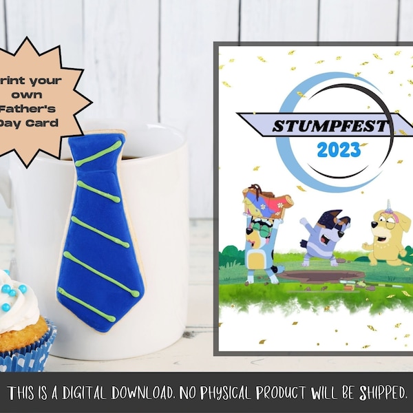 Bluey Stumpfest - Etsy