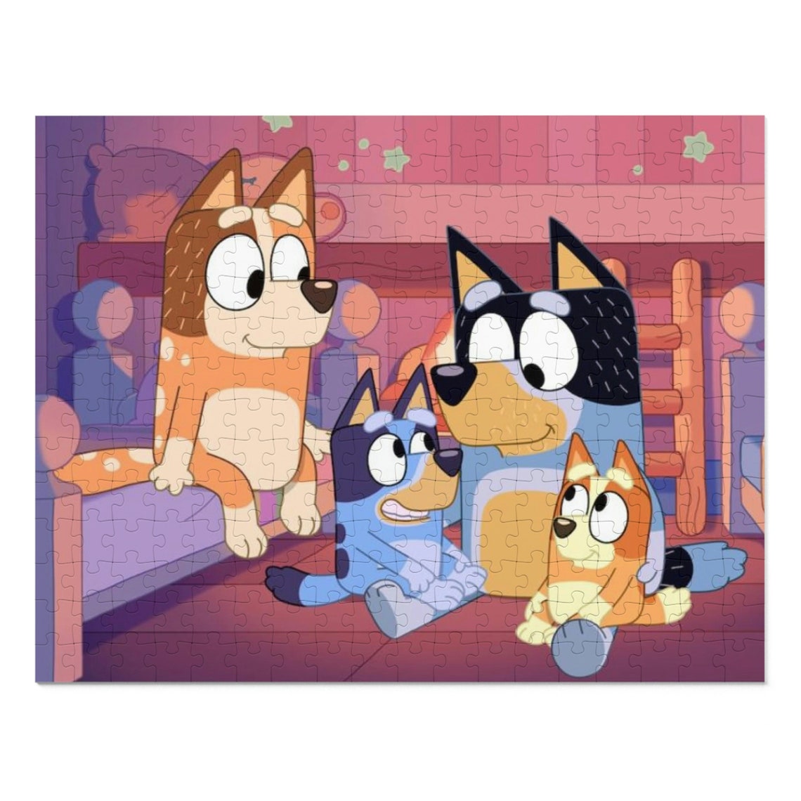 Bluey Kids Jigsaw Puzzle (30, 110, 252, 500,1000-piece) - Etsy
