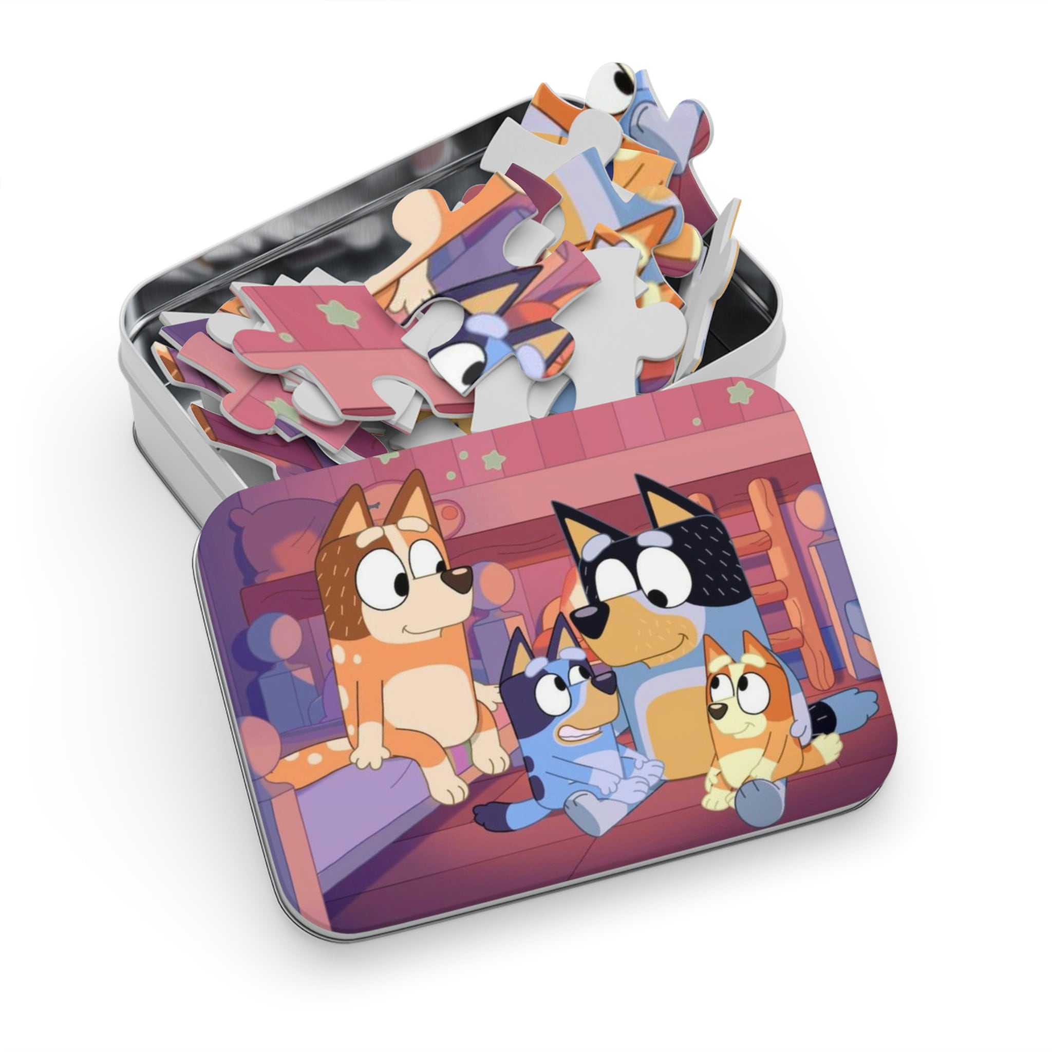 Bluey Kids Jigsaw Puzzle (30, 110, 252, 500,1000-piece) - Etsy