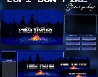 Premium Fantasy Stream Package Full Twitch Stream Overlays Animated RPG ...