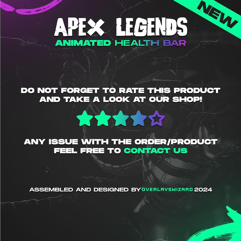 Animated Apex Overlays Stream Pack for Twitch Streamers Overlays for ...