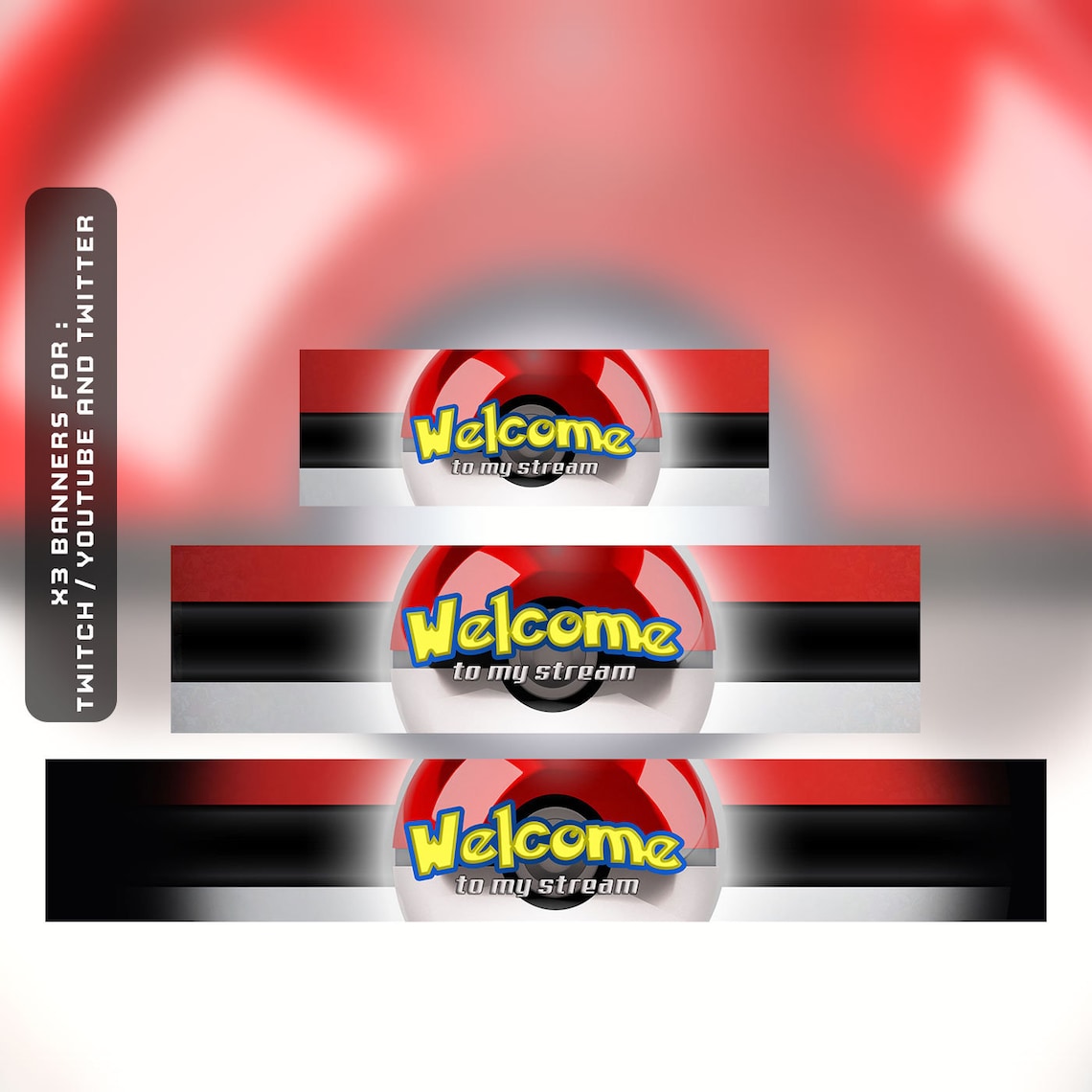 Animated Poké Stream Pack for Twitch Streamers Pixel RPG Fantasy ...