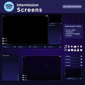 Animated Spotify Stream Package for Twitch Streamers for Music Lovers ...