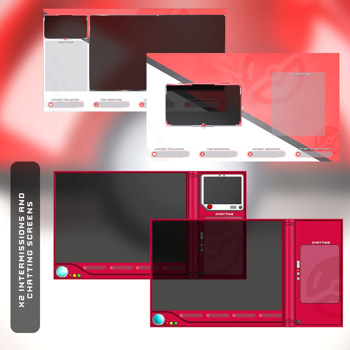 Animated Poké Stream Pack for Twitch Streamers Pixel RPG Fantasy ...