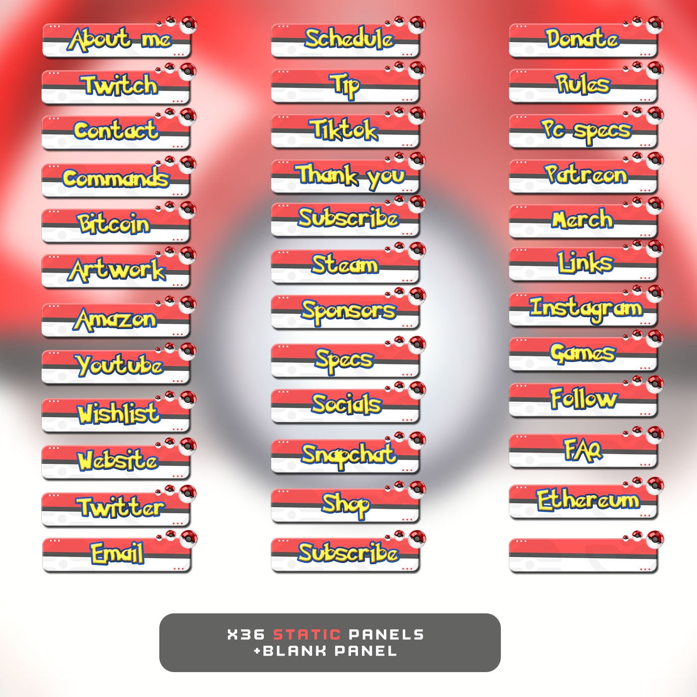 Animated Poké Stream Pack for Twitch Streamers Pixel RPG Fantasy ...