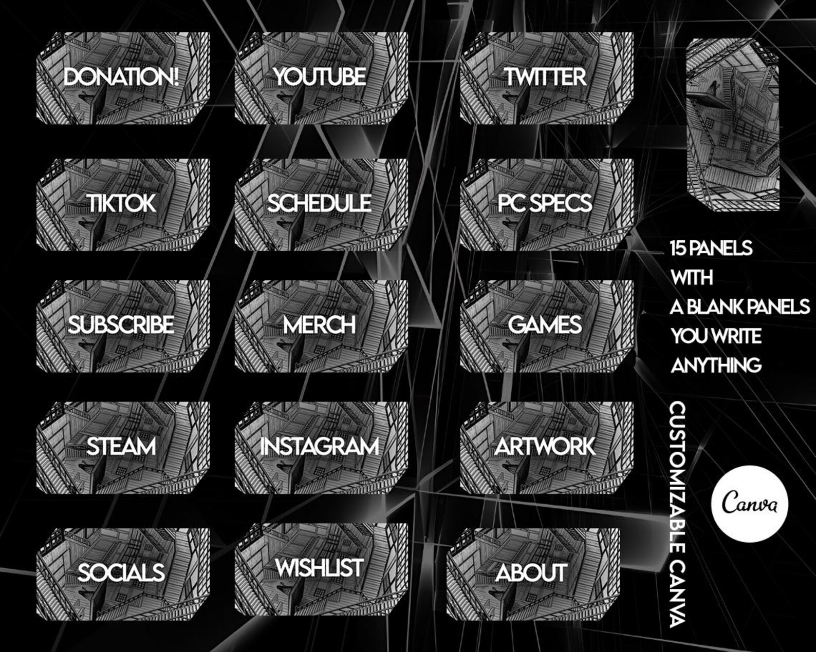 ANIMATED Infinity Castle Twitch Pack | Animated Screens | Overlays ...