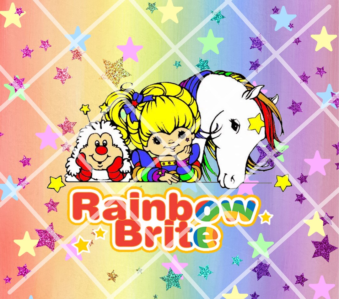 Rainbow Brite Starlite Twink Digital Tumbler Wrap Sublimation Design ...