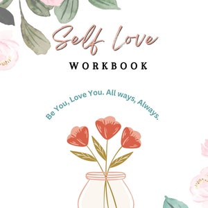 Self Care & Self Love Workbook Mental Health Journal Guided Digital ...