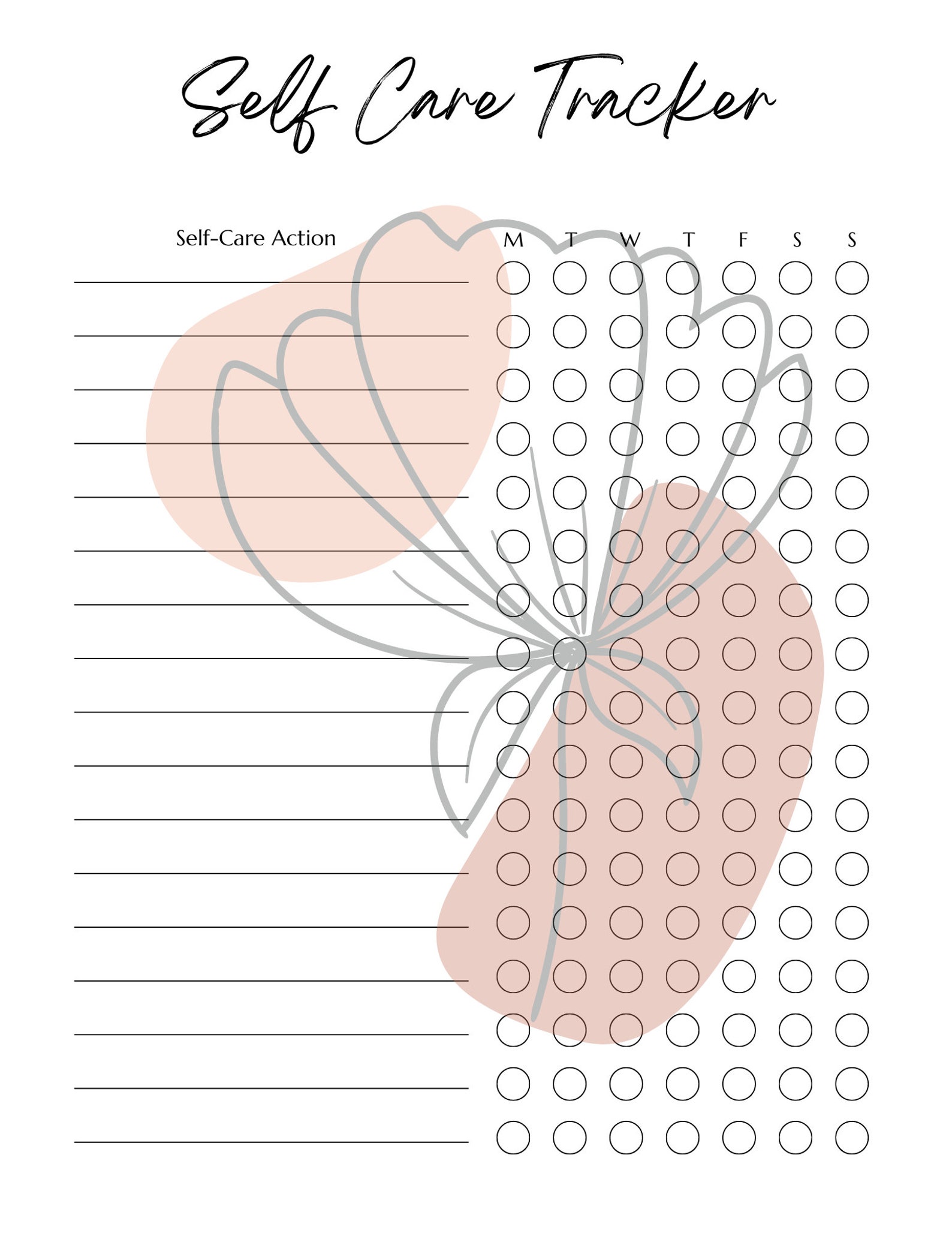 Self Care & Self Love Workbook Mental Health Journal Guided Digital ...