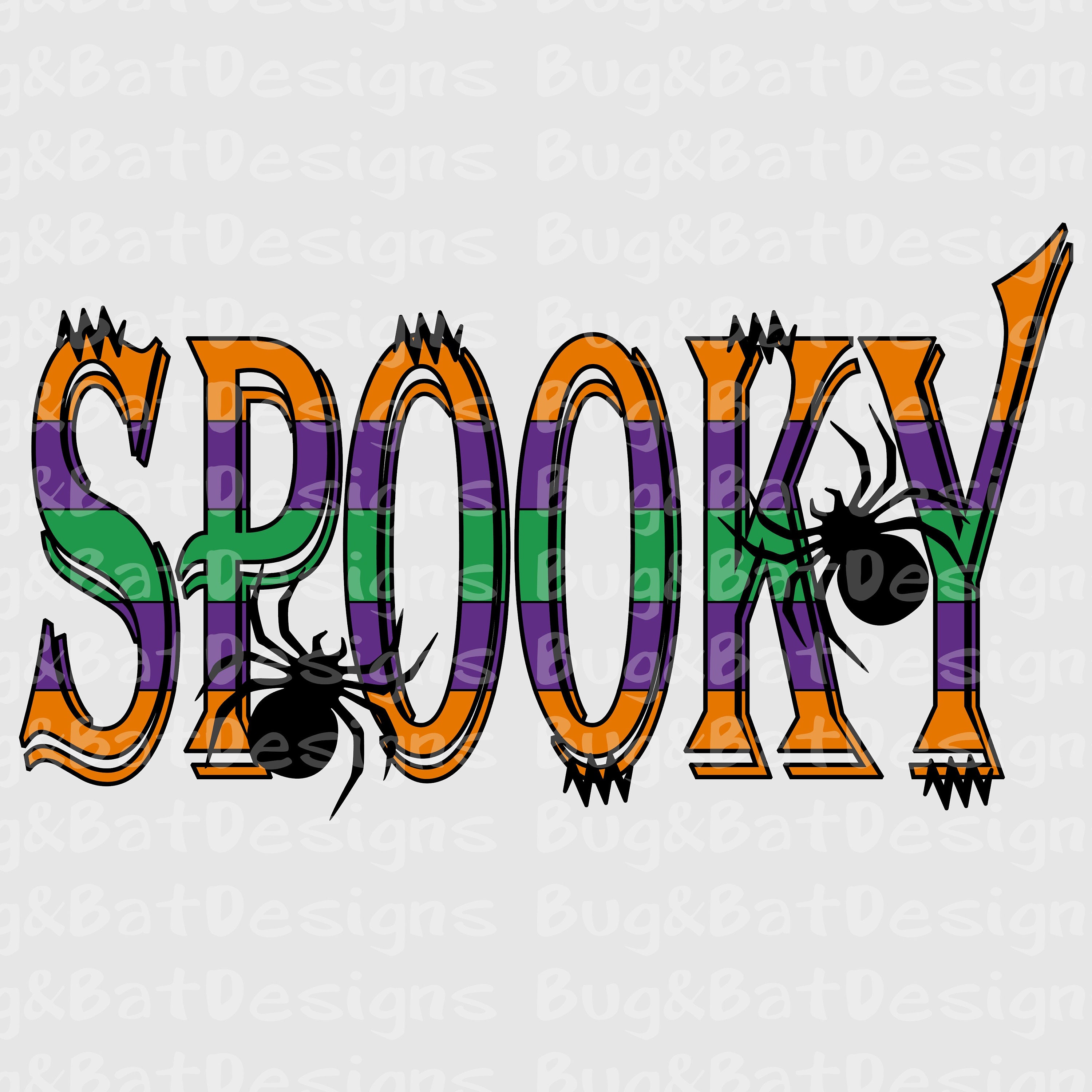 Spooky, Spooky PNG, Halloween PNG, Halloween, Digital Download, PNG ...