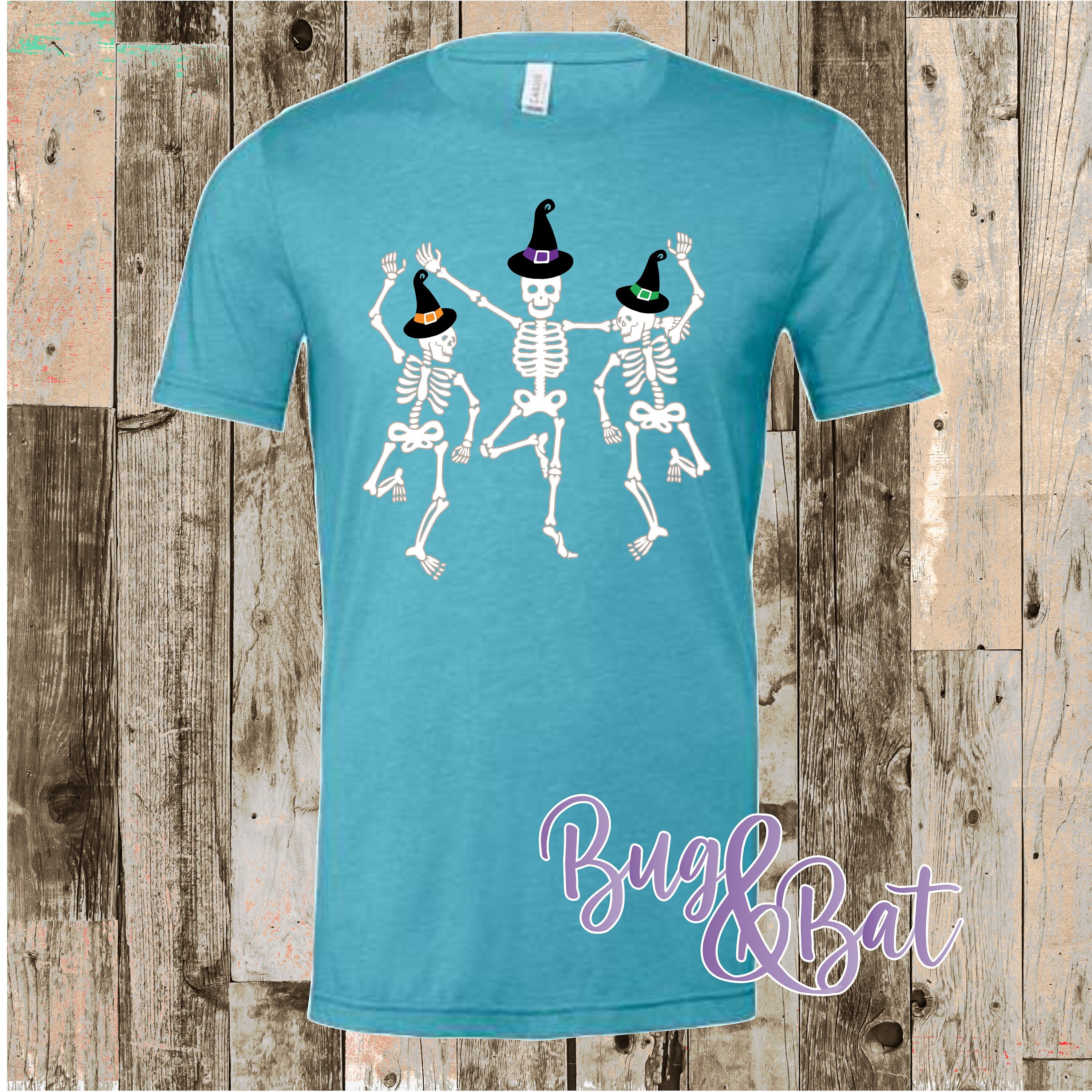 Happy Skeletons, Halloween PNG, Dancing Skeleton, Witch Hat, Digital ...
