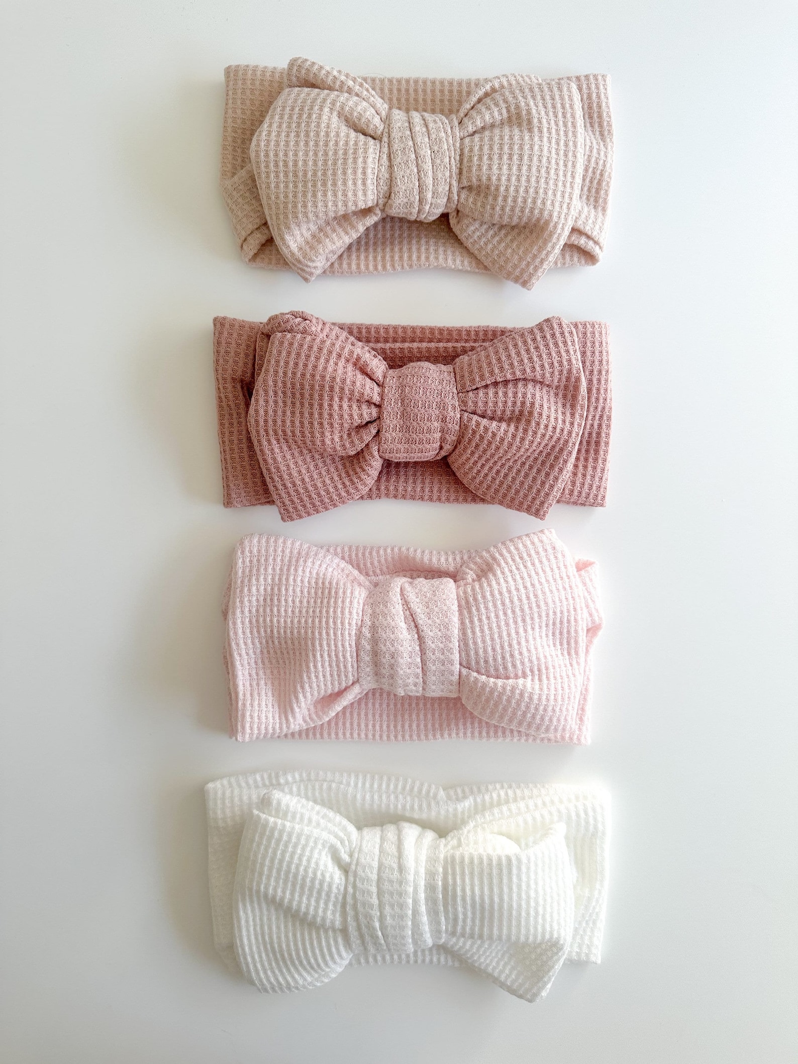 Waffle Bow Headband | Ribbed Baby Headband | Baby Headband | Baby Hair ...