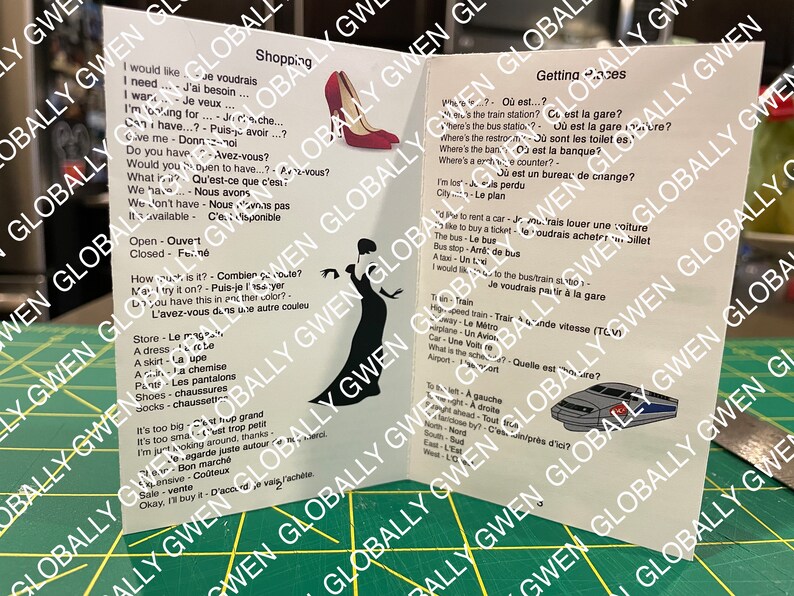 POCKET SIZE TRAVEL Cheat Sheet - France - Travel Guide - Vacation ...