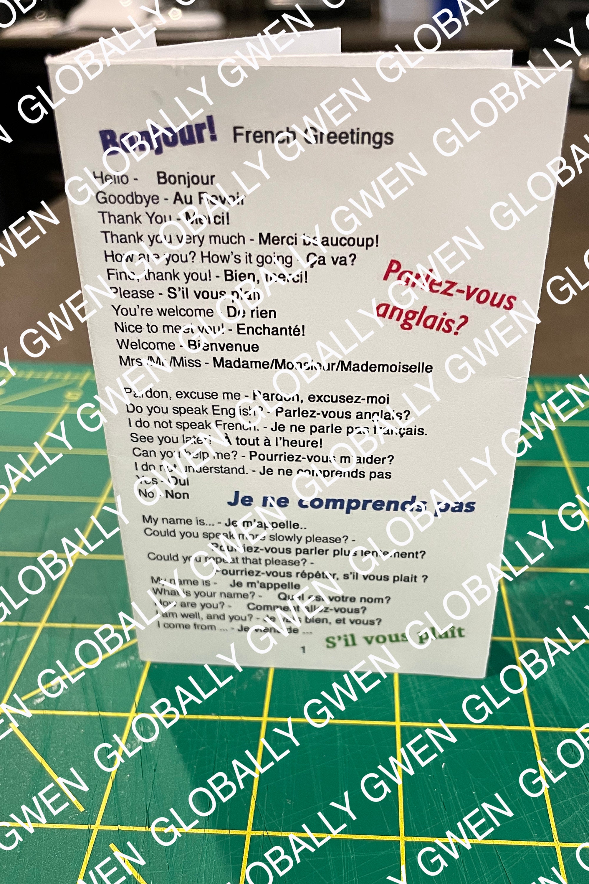 POCKET SIZE TRAVEL Cheat Sheet - France - Travel Guide - Vacation ...