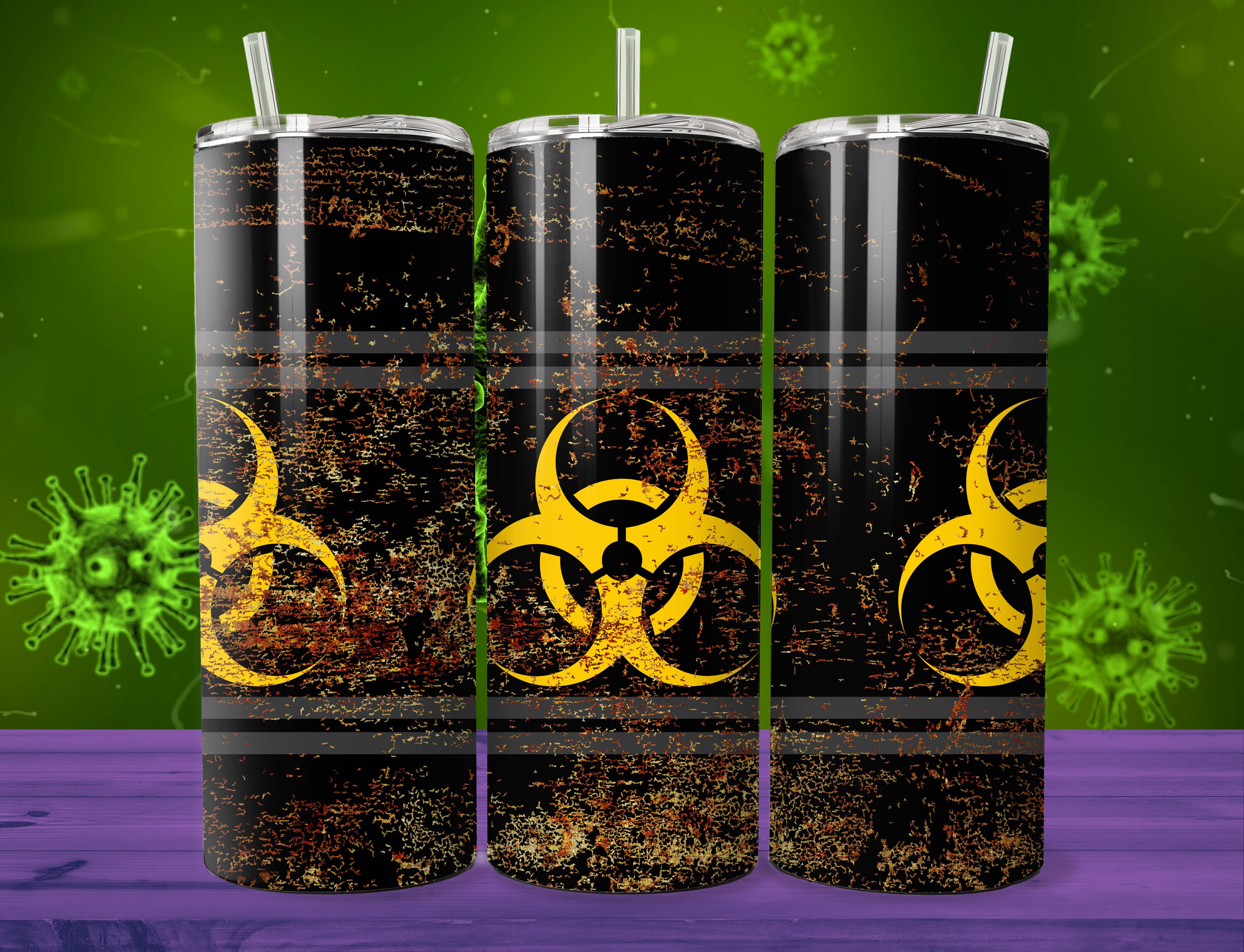 Rusty Toxic Waste Barrel With and Without Toxic Sludge Oozing From Top ...