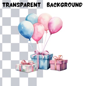 Birthday Watercolor Clipart Bundle Birthday PNG Instant Download ...