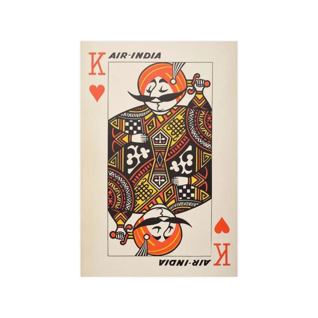 Air India Card Poster Satin Posters 210gsm - Etsy
