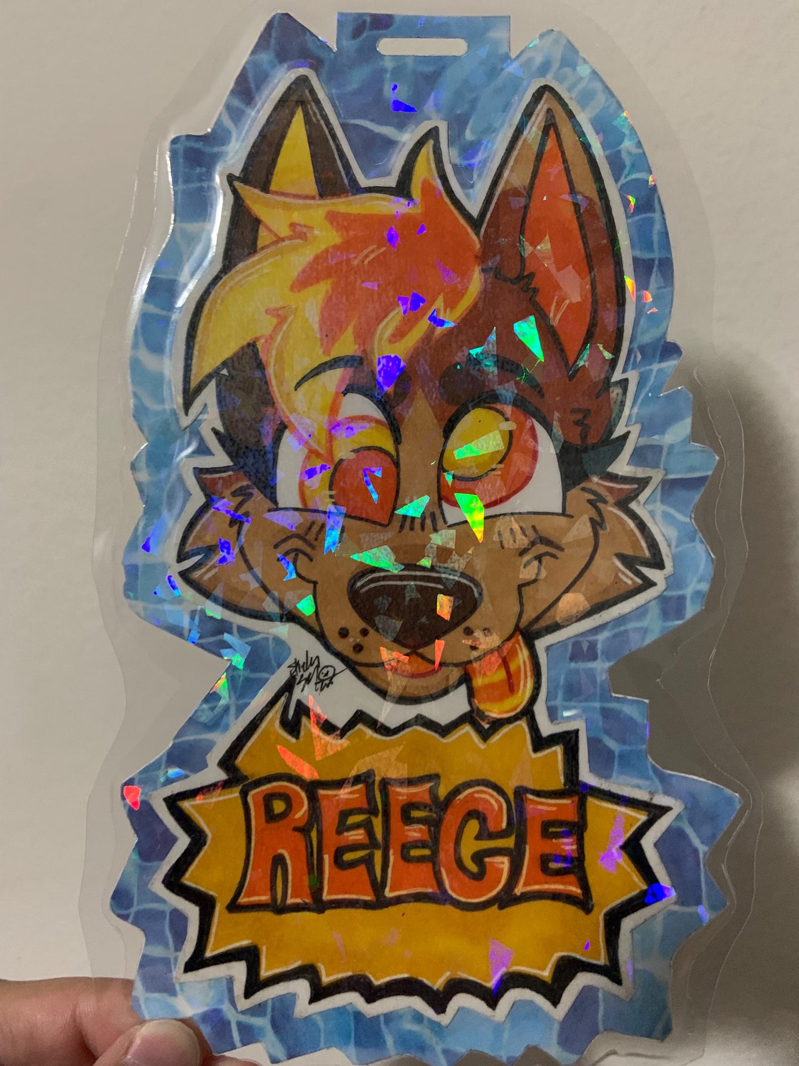 Custom Fursona Fursuit Comic Bubble Badge: Hand-drawn Furry Art ...