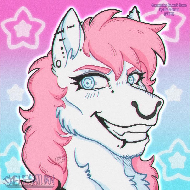 Furry/character Profile Picture - Etsy