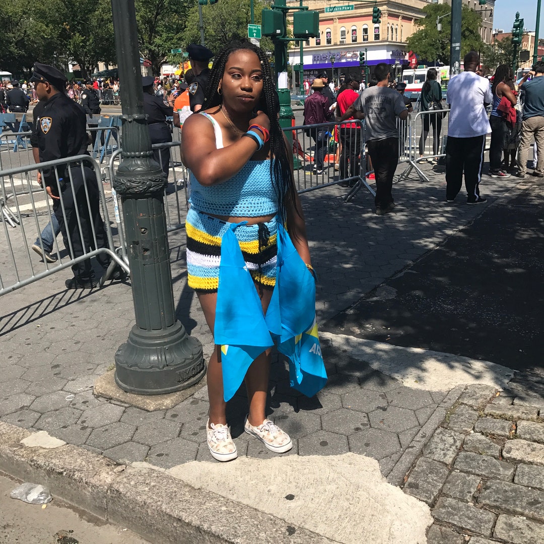 Flag Inspired Bra Top and Short Set. - Etsy