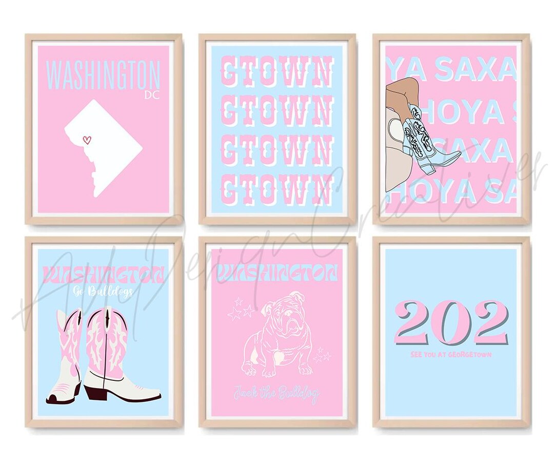 Georgetown University Digital Prints, Georgetown Wall Art Prints ...