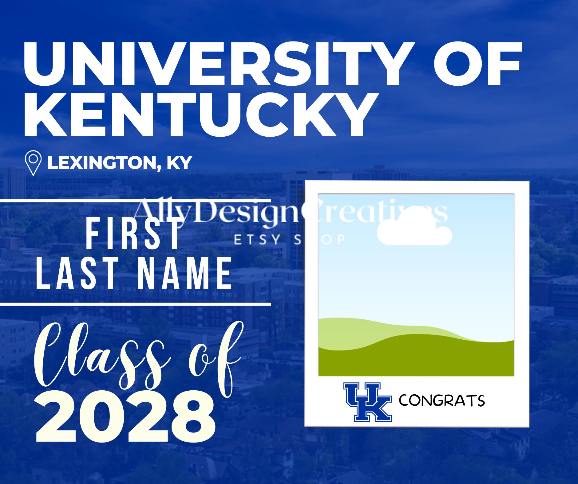 3 University of Kentucky Digital Template, UKY Editable Template, UK ...