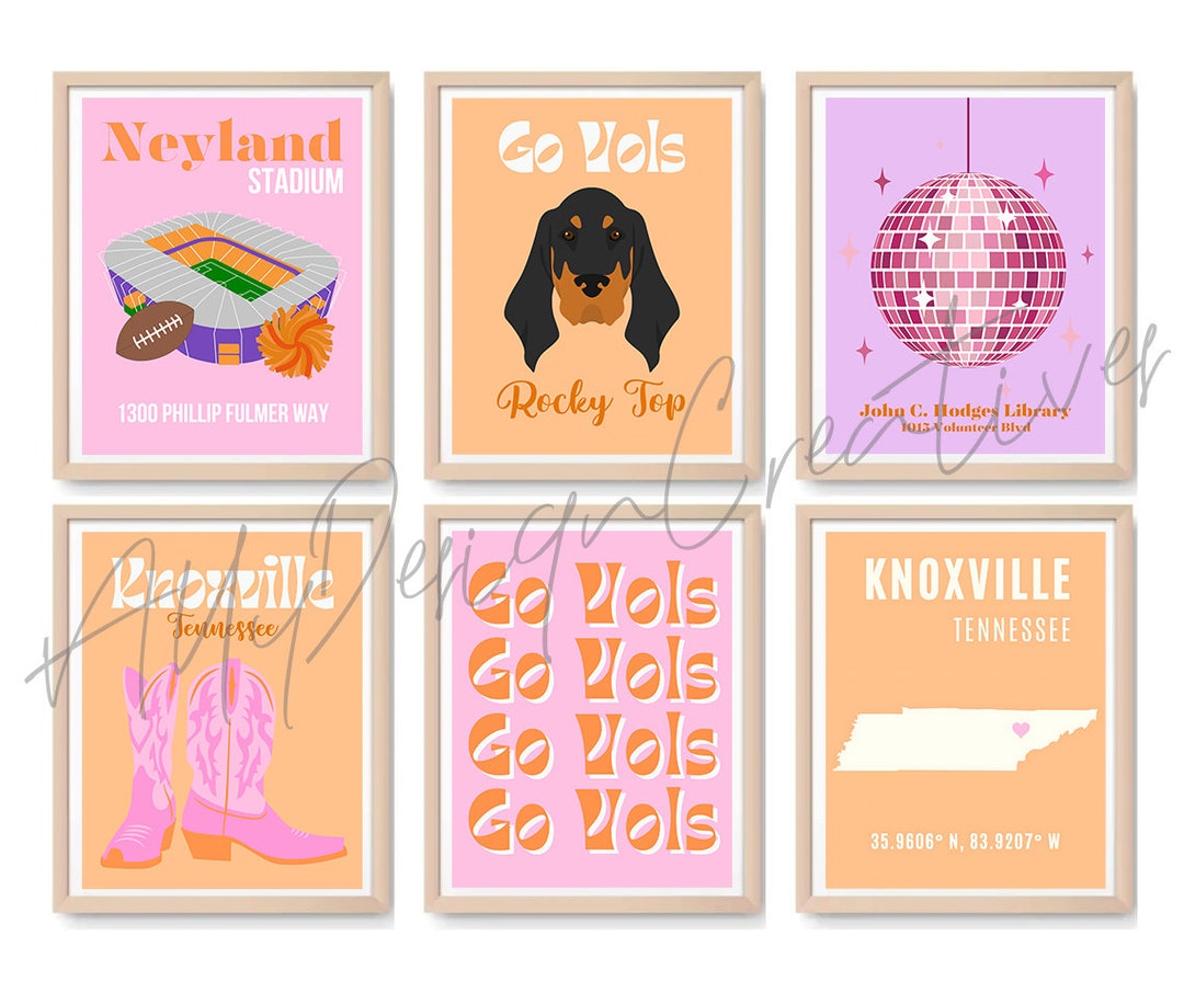 Tennessee Digital Prints, UTK Wallart Prints, Digital Print Tennessee ...