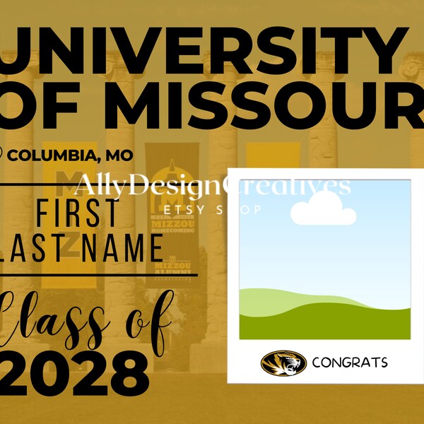 Mizzou Graduation - Etsy