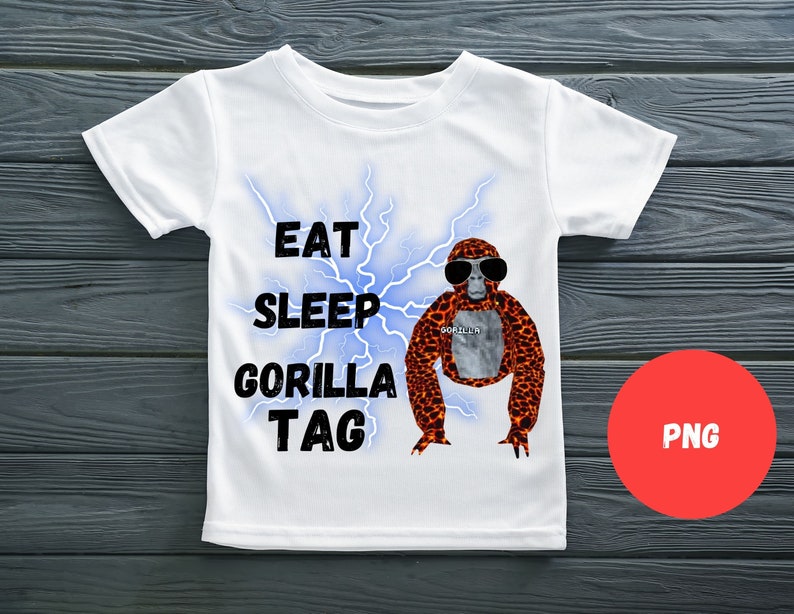 Gorilla Tag PNG: Kids Trending Image (digital Download) - Etsy