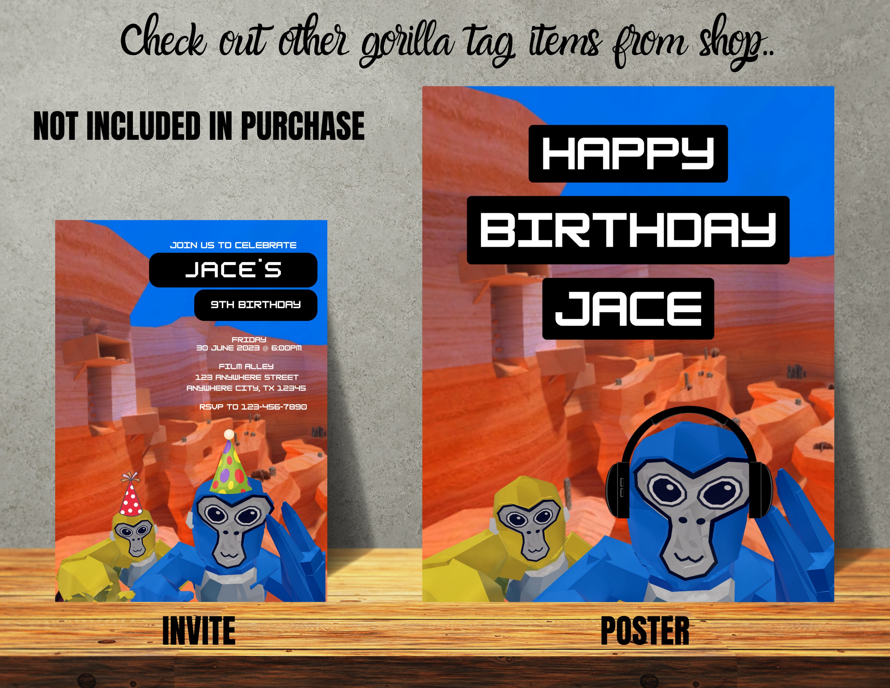 Gorilla Tag Invitation | Gorilla Tag Invite | Gorilla Tag | Trending ...