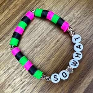 P!nk Inspired Stretchy Clay Beaded Bracelets for Summer Carnival Tour ...